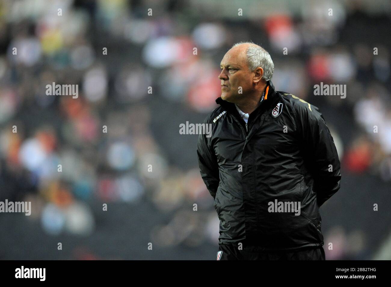 Martin Jol, Fulham manager Stock Photo - Alamy
