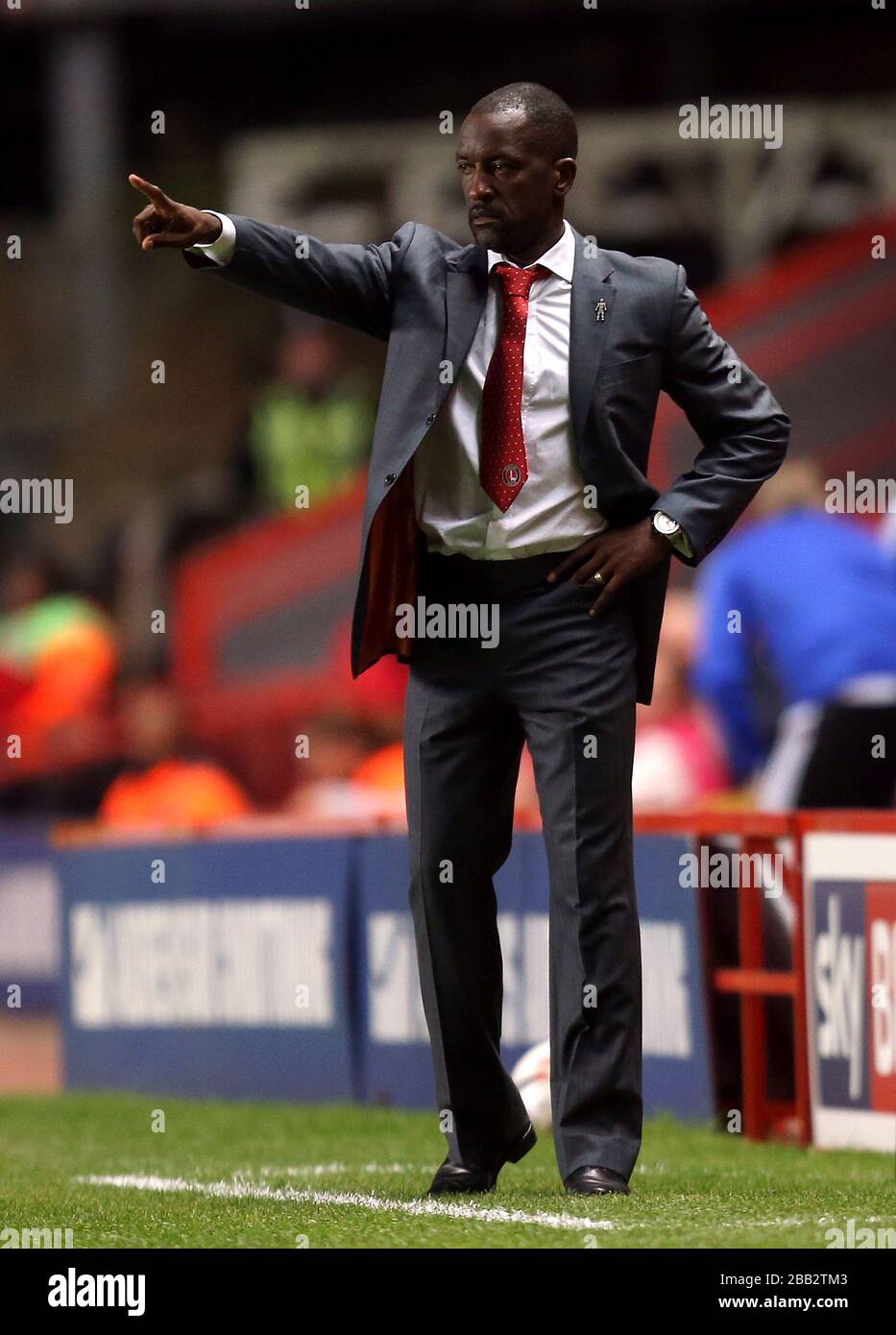 Charlton Athletic's manager Chris Powell Stock Photo - Alamy