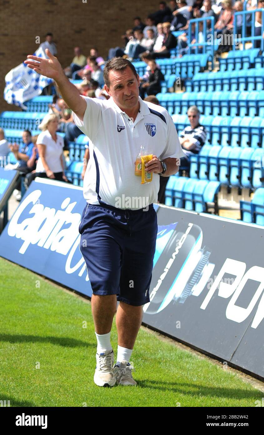 Gillingham's manager Martin Allen Stock Photo - Alamy