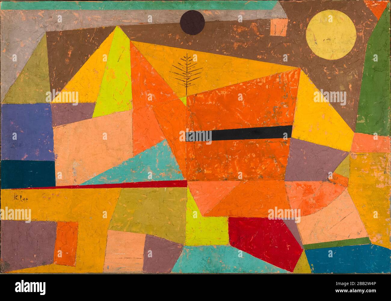 Paul Klee painting, Heitere Gebirgslandschaft, (Joyful Mountain ...