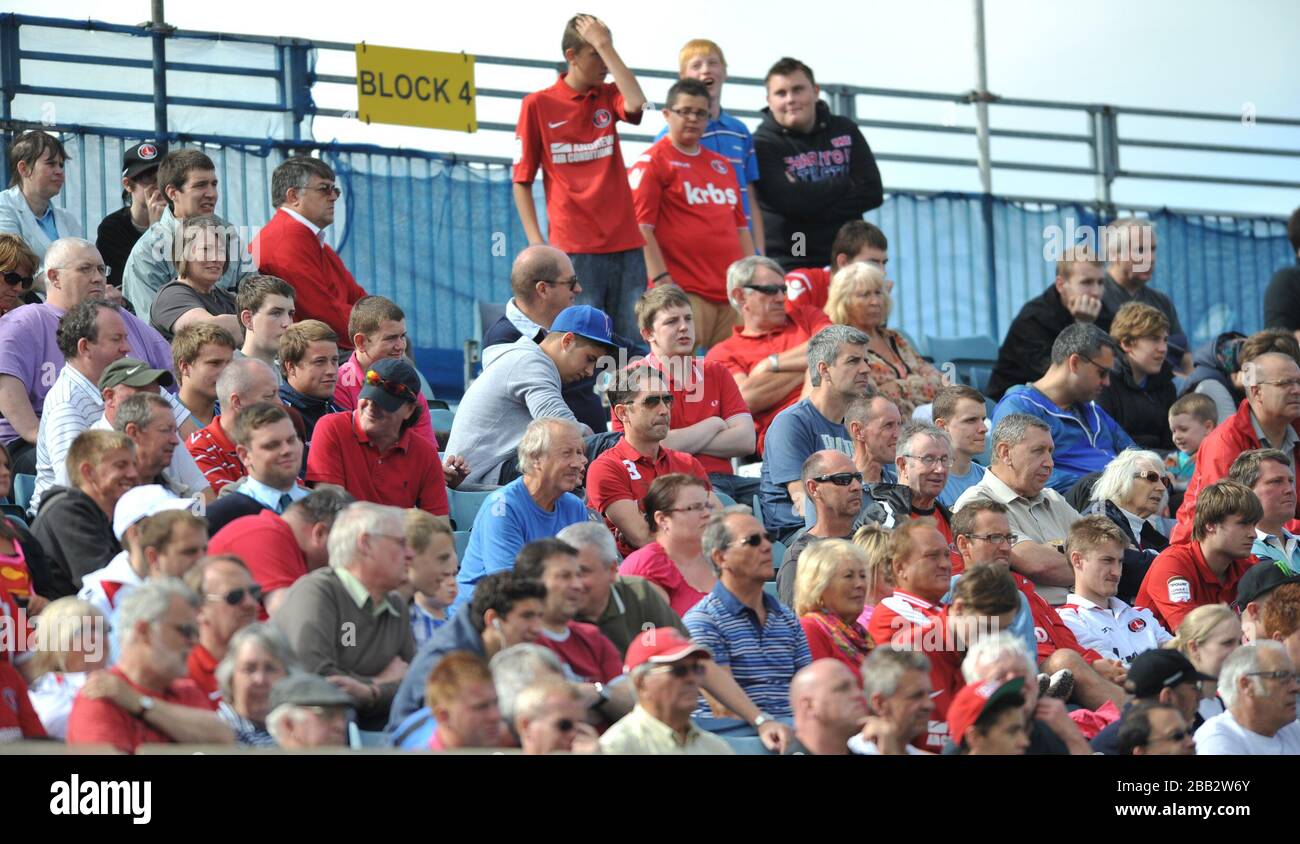 Charlton Athletic's fans Stock Photo - Alamy