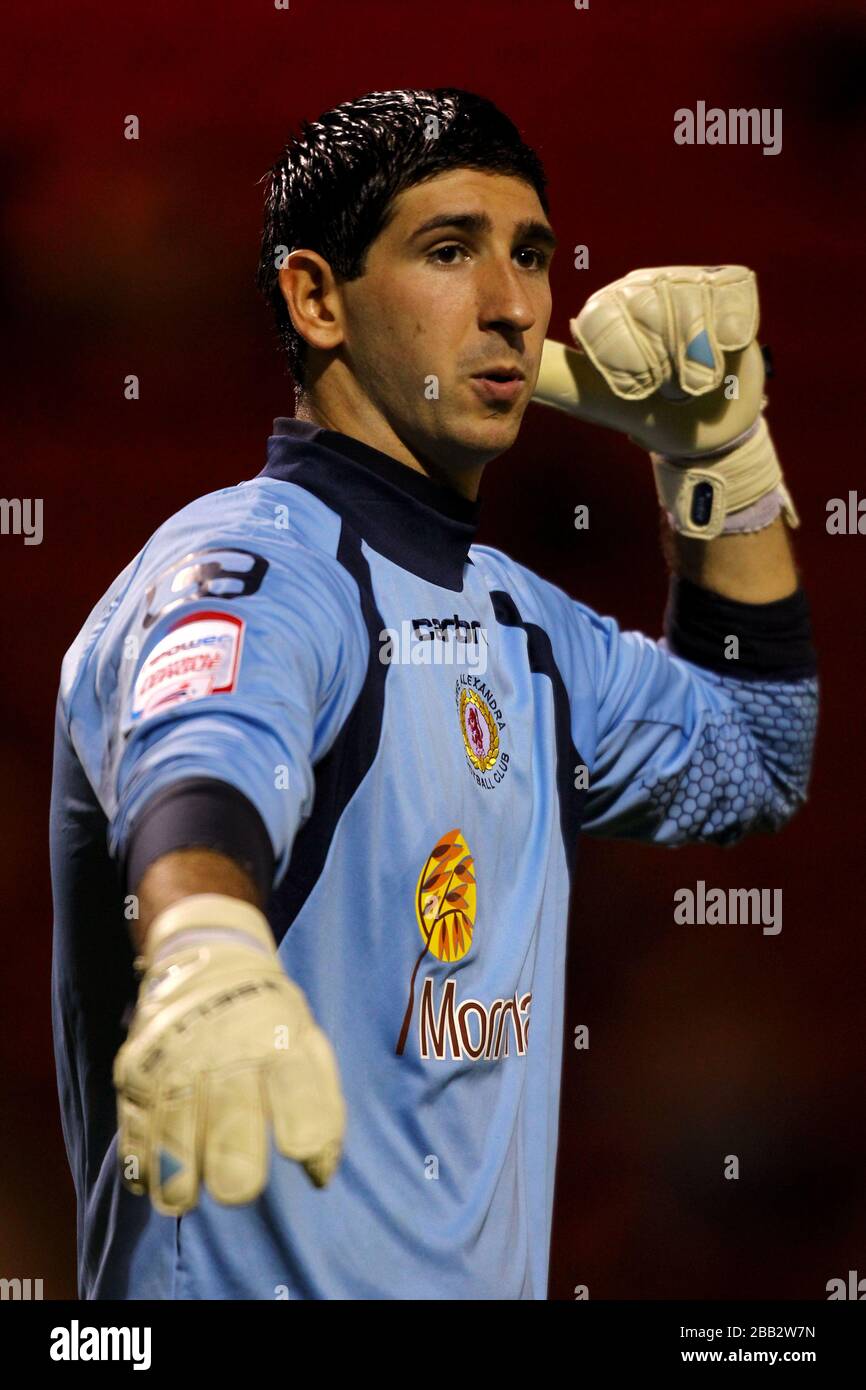 Alan Martin, Crewe Alexandra goalkeeper Stock Photo - Alamy