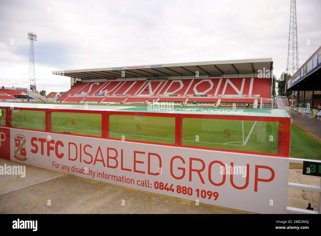 General view of the County Ground, home of Swindon Town FC Stock Photo ...