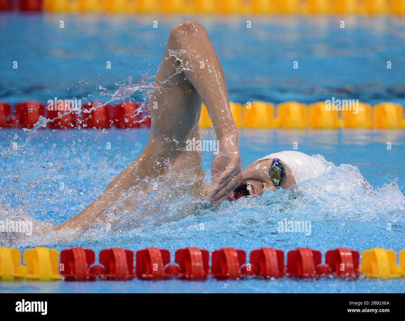 China's Sun Yang in action during the Men's 1500m Freestyle Final at ...