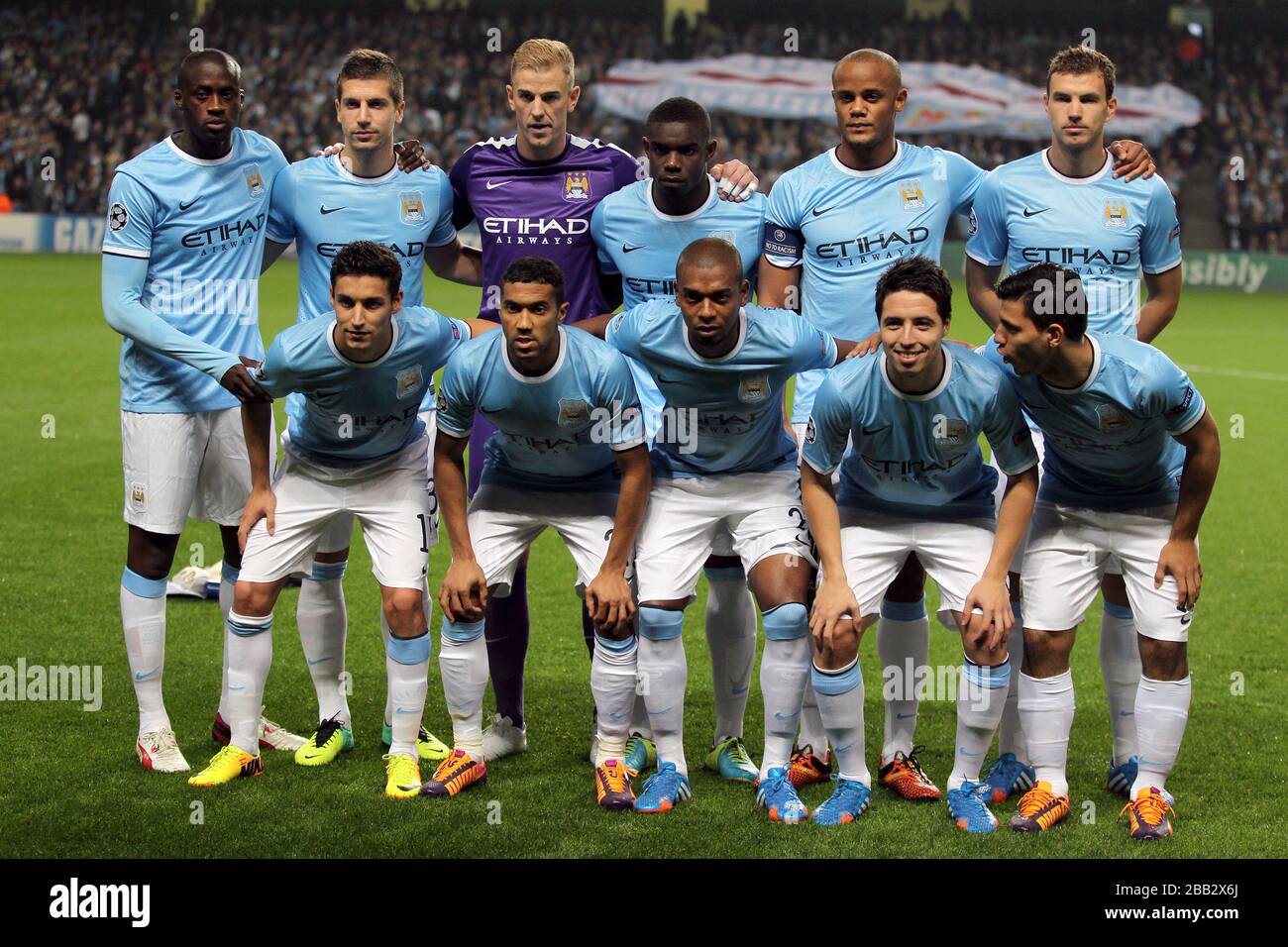 Manchester City team group Stock Photo - Alamy