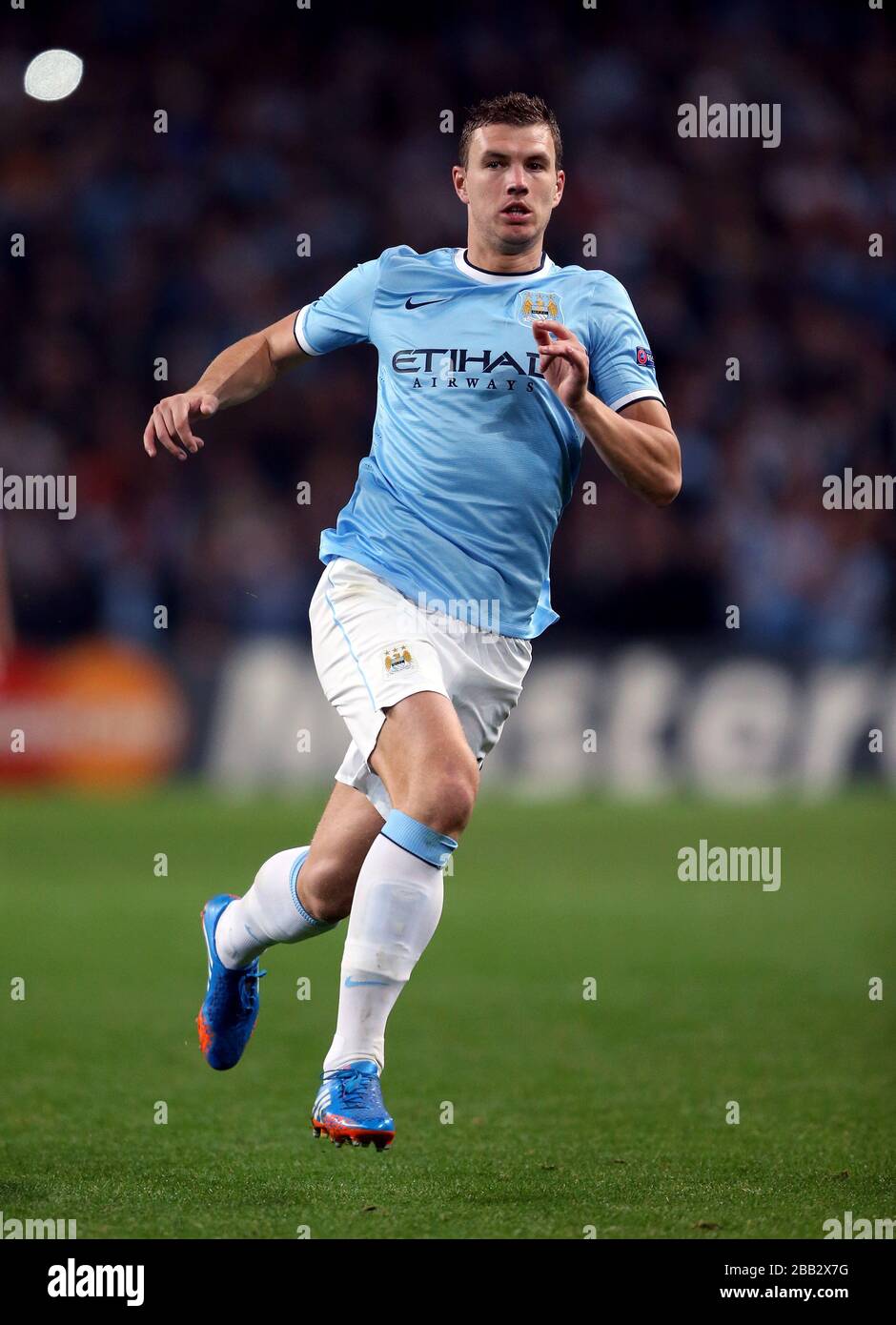 Edin Dzeko, Manchester City Stock Photo - Alamy