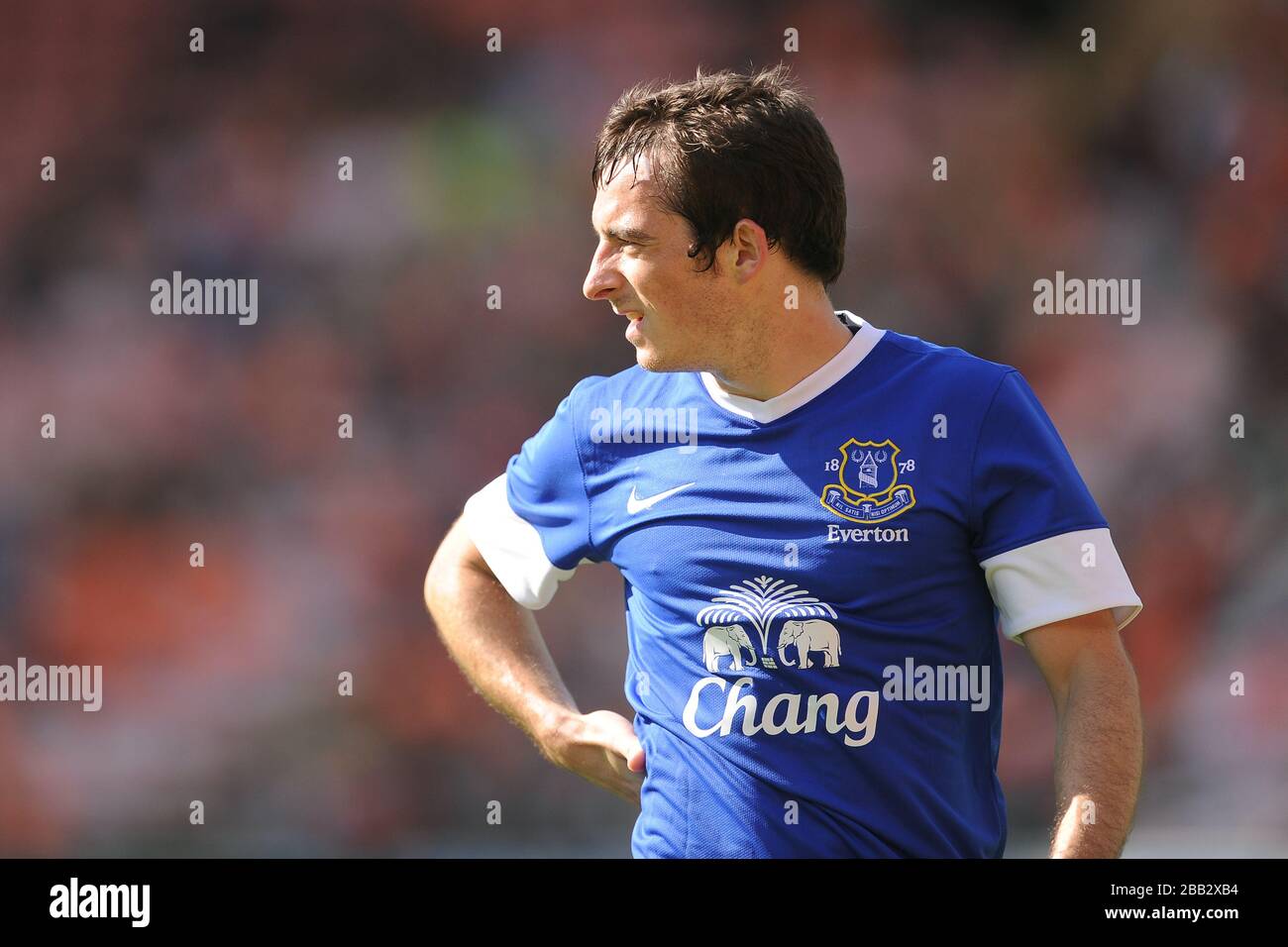 Leighton Baines, Everton Stock Photo - Alamy