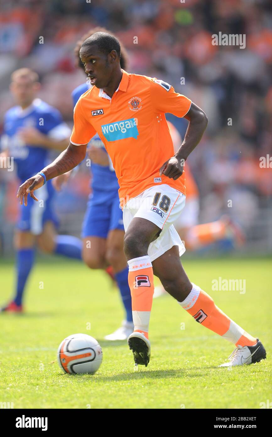 Isaiah Osbourne, Blackpool Stock Photo - Alamy