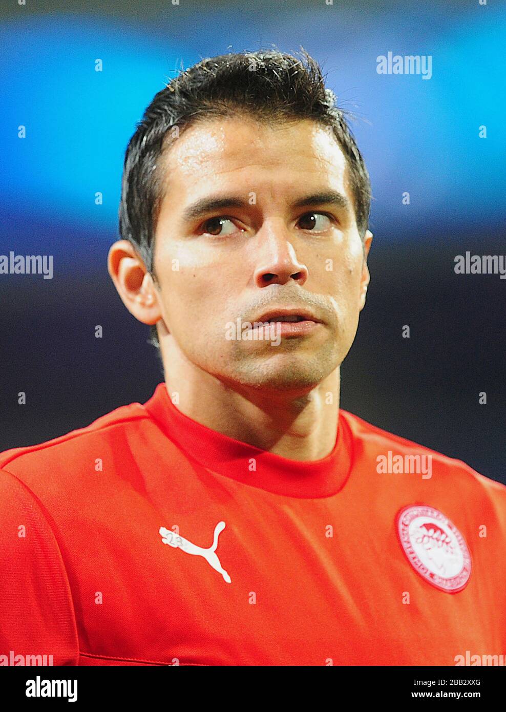 Javier Saviola, Olympiakos Stock Photo - Alamy