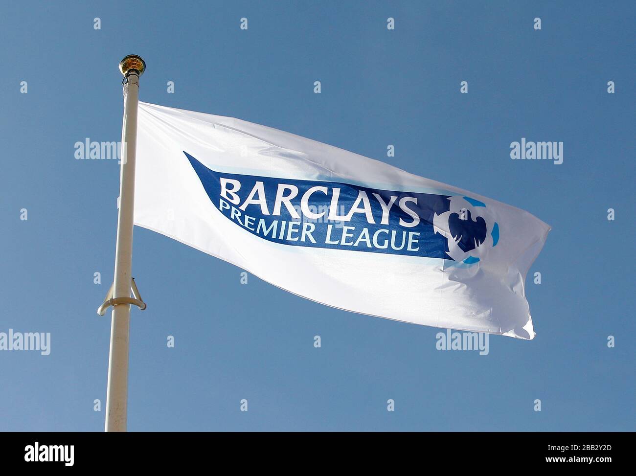 A general view of a Barclays Premier League flag Stock Photo - Alamy