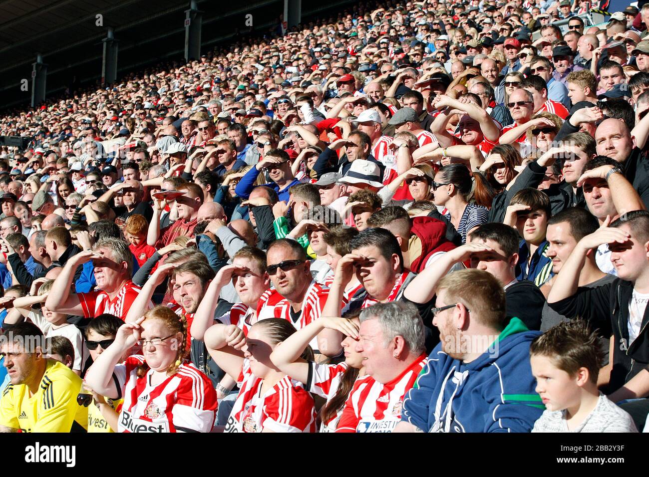 A general view of the crowd in the stands Stock Photo - Alamy