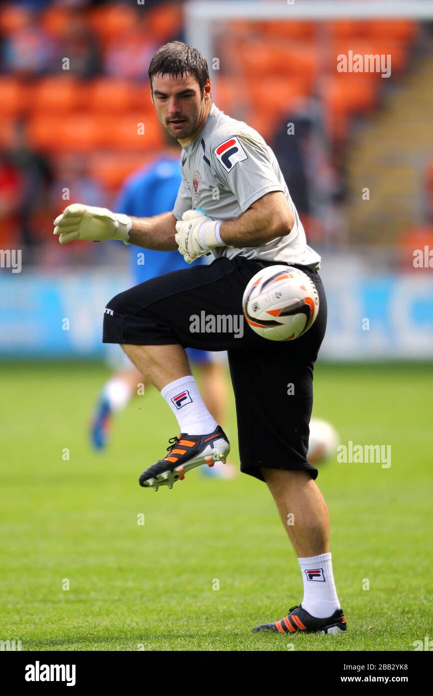 Matt Gilks, Blackpool goalkeeper Stock Photo - Alamy