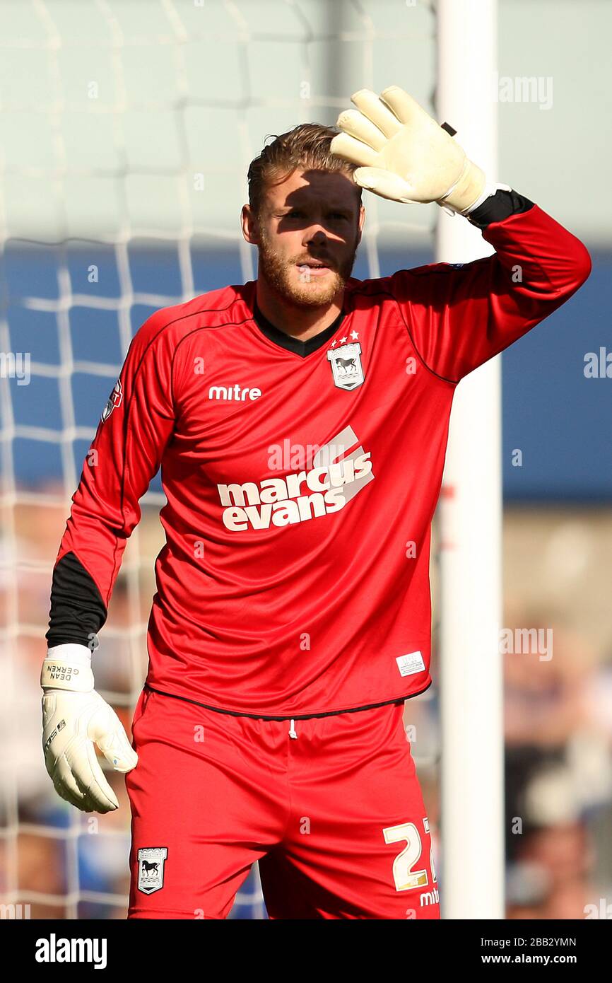 Goalkeeper Dean Gerken, Ipswich Town Stock Photo - Alamy