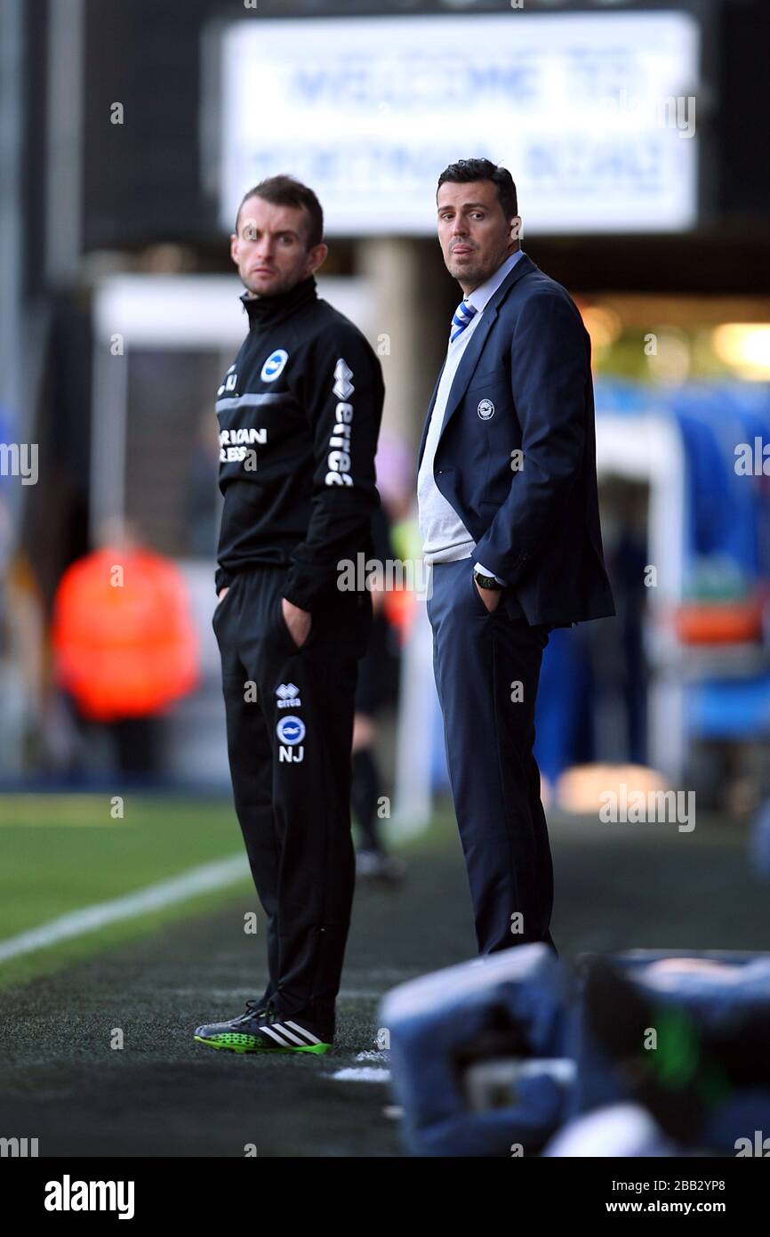 Head Coach Oscar Garcia, Brighton & Hove Albion Stock Photo - Alamy