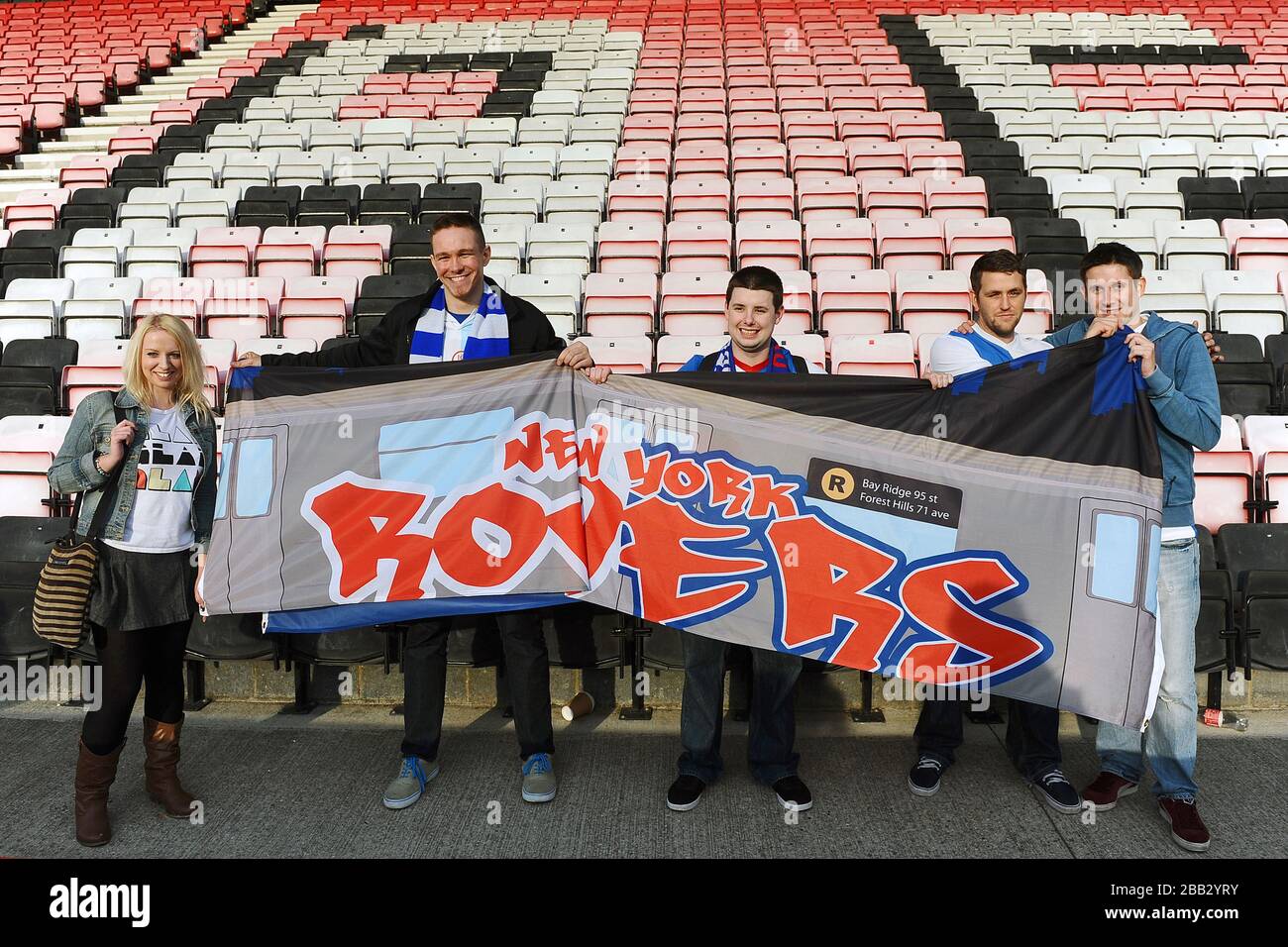 Bournemouth fans at the goldsands stadium hi-res stock photography and ...