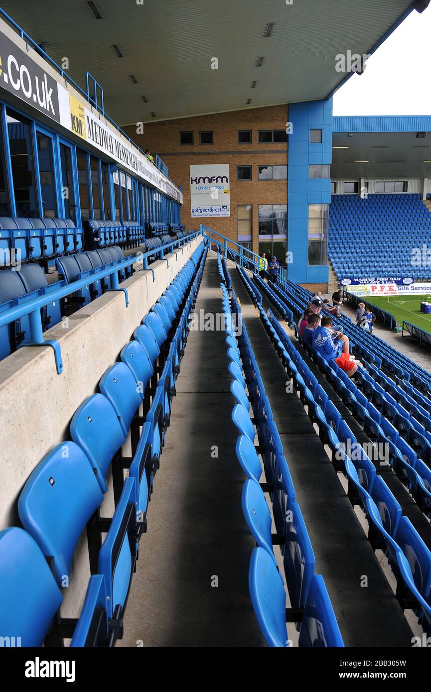 A general view of seats inside the stadium Stock Photo - Alamy