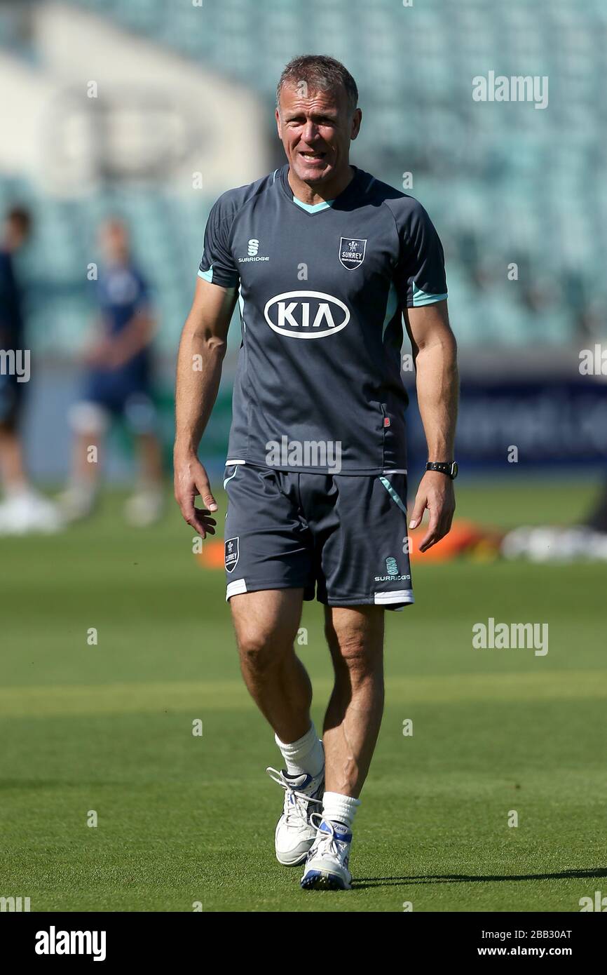 Surrey coach Alec Stewart Stock Photo - Alamy