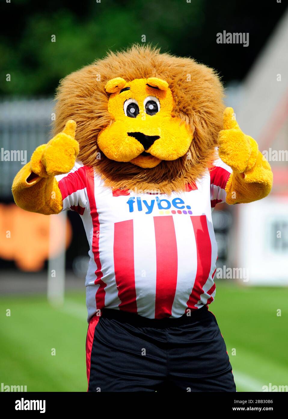 Grecian the Lion, Exeter City mascot Stock Photo - Alamy