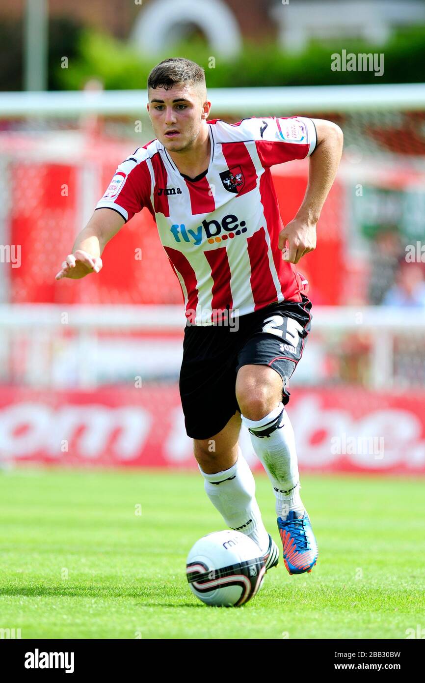 Jordan Moore-Taylor, Exeter City Stock Photo - Alamy