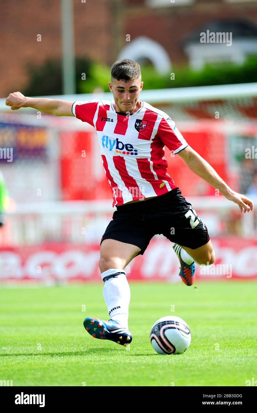 Jordan Moore-Taylor, Exeter City Stock Photo - Alamy