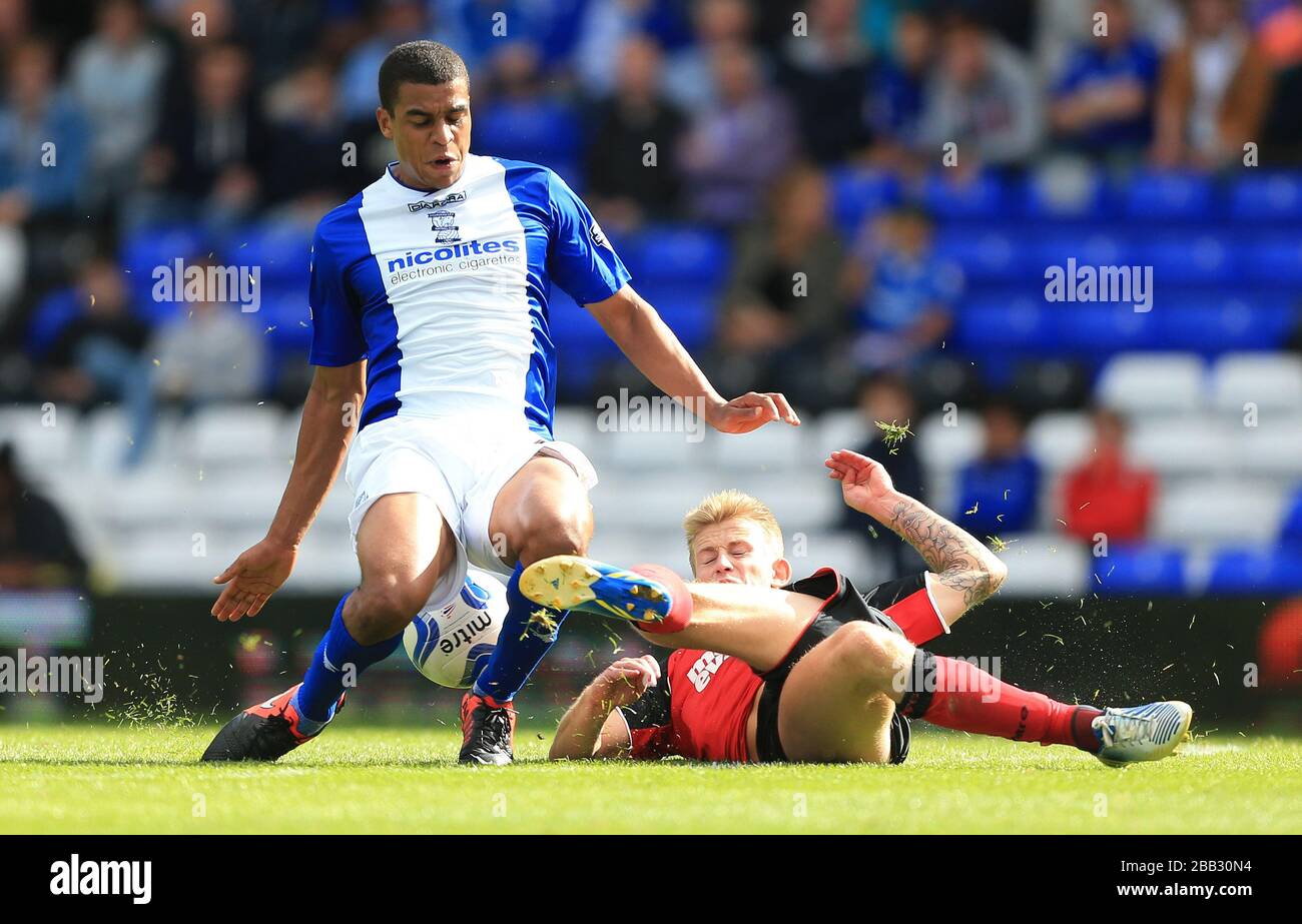 Birminghams tom adeyemi and ipswichs luke hyam hi-res stock photography ...
