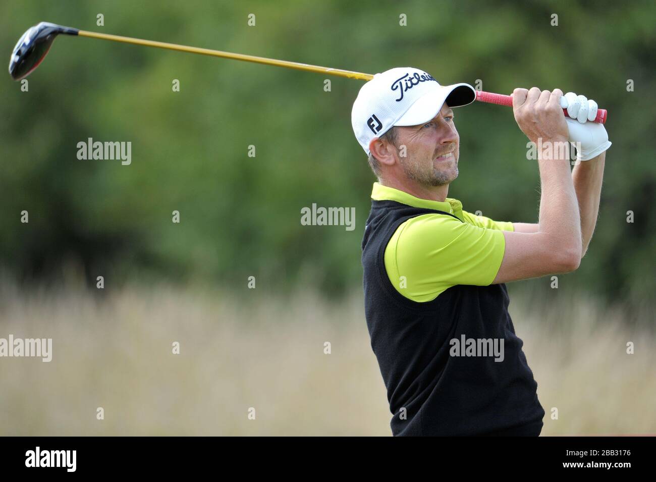 Liam Bond during the ISPS Handa Wales Open at Celtic Manor, Newport ...