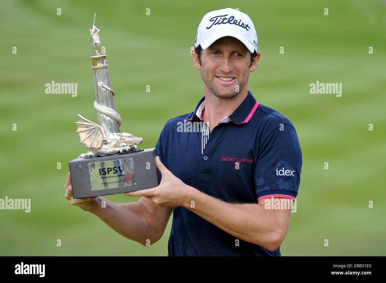 France's Gregory Bourdy with the trophy Stock Photo - Alamy