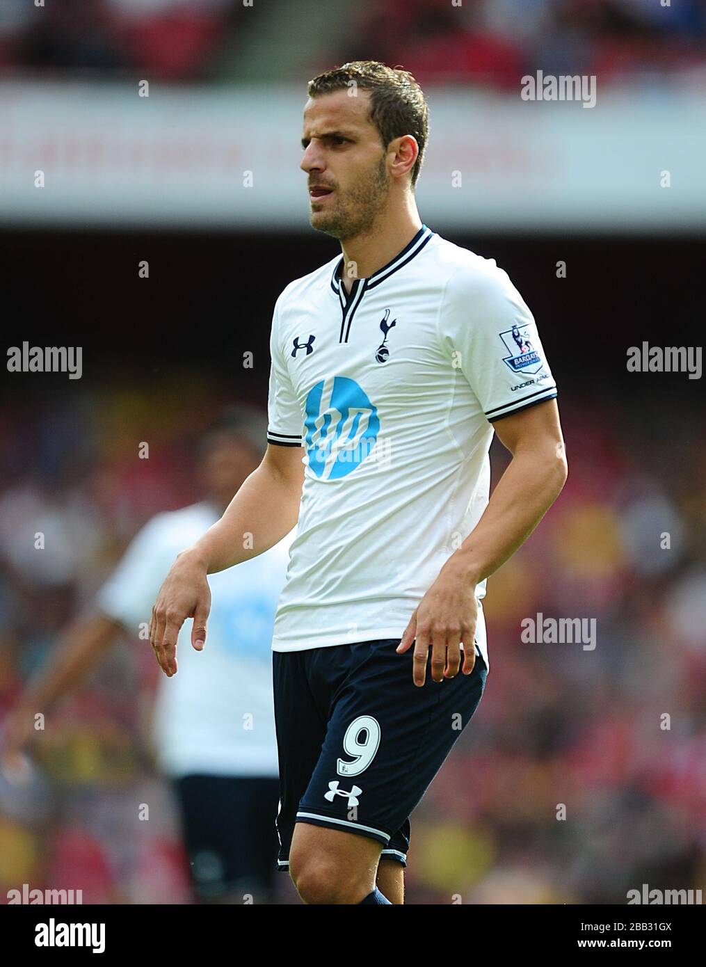 Roberto Soldado, Tottenham Hotspur Stock Photo - Alamy