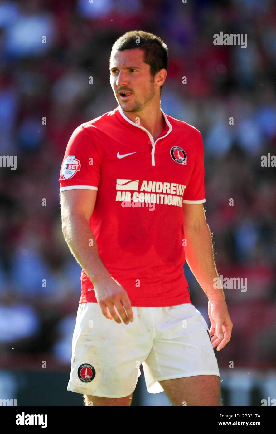 Yann kermorgant charlton leicester hi-res stock photography and images ...