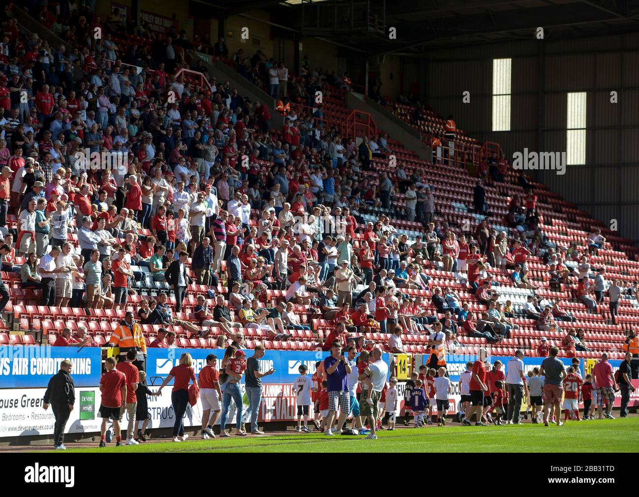 Fans in the stands Stock Photo - Alamy