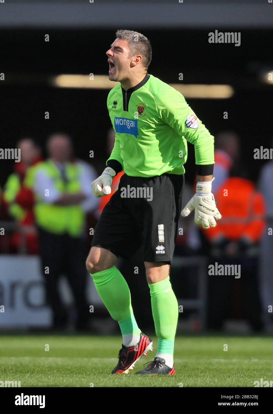 Matthew Gilks, Blackpool goalkeeper Stock Photo - Alamy