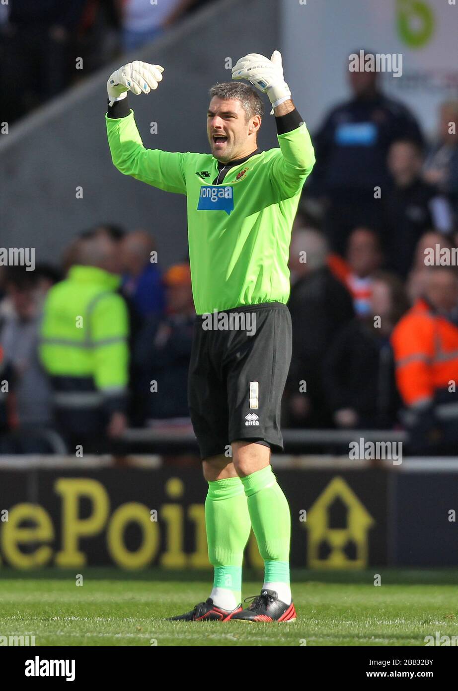 Matthew Gilks, Blackpool goalkeeper Stock Photo - Alamy