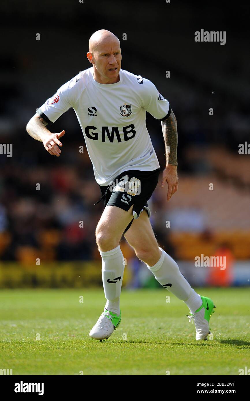 Lee Hughes, Port Vale Stock Photo - Alamy
