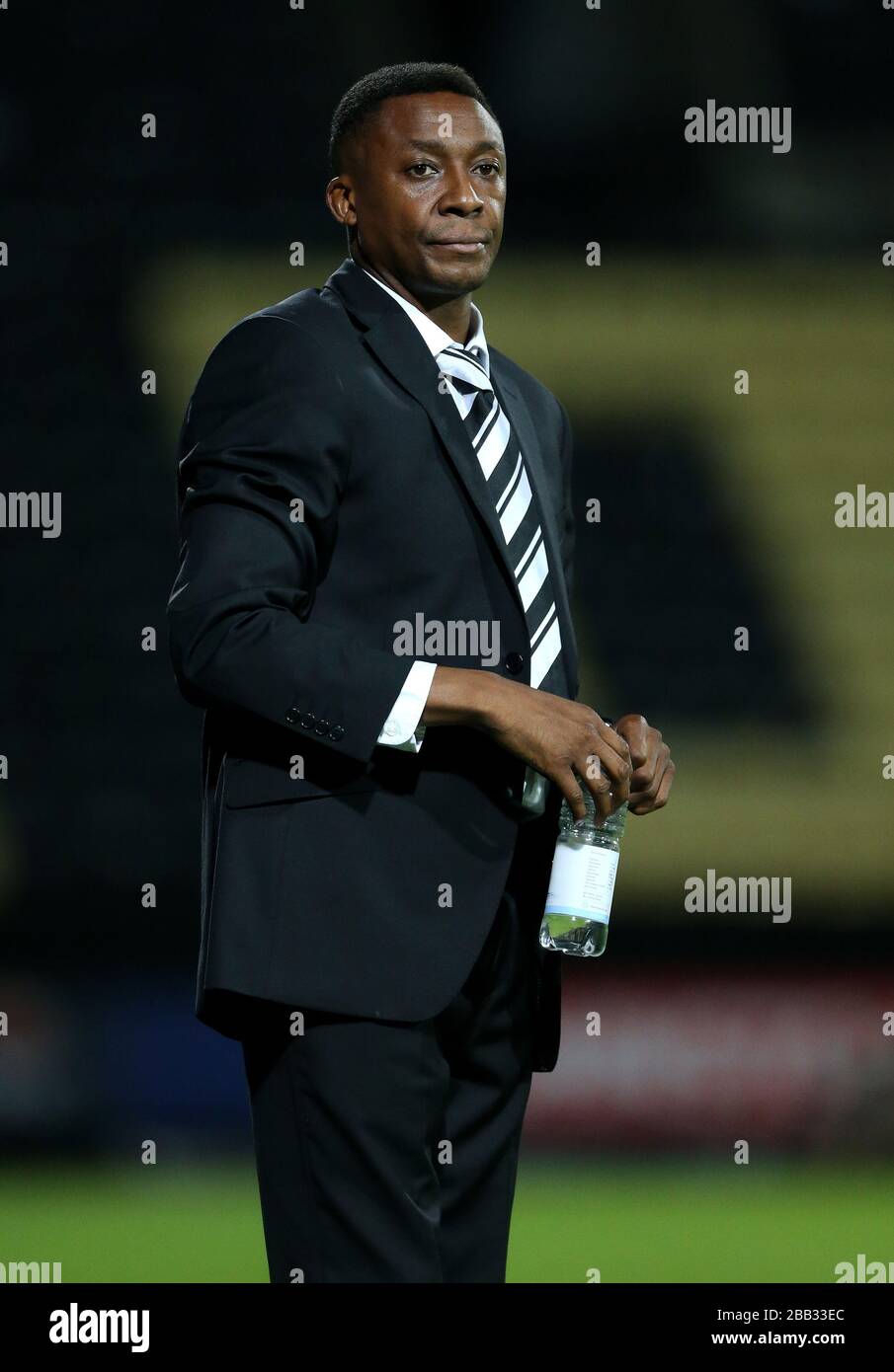Notts County's manager Chris Kiwomya Stock Photo - Alamy