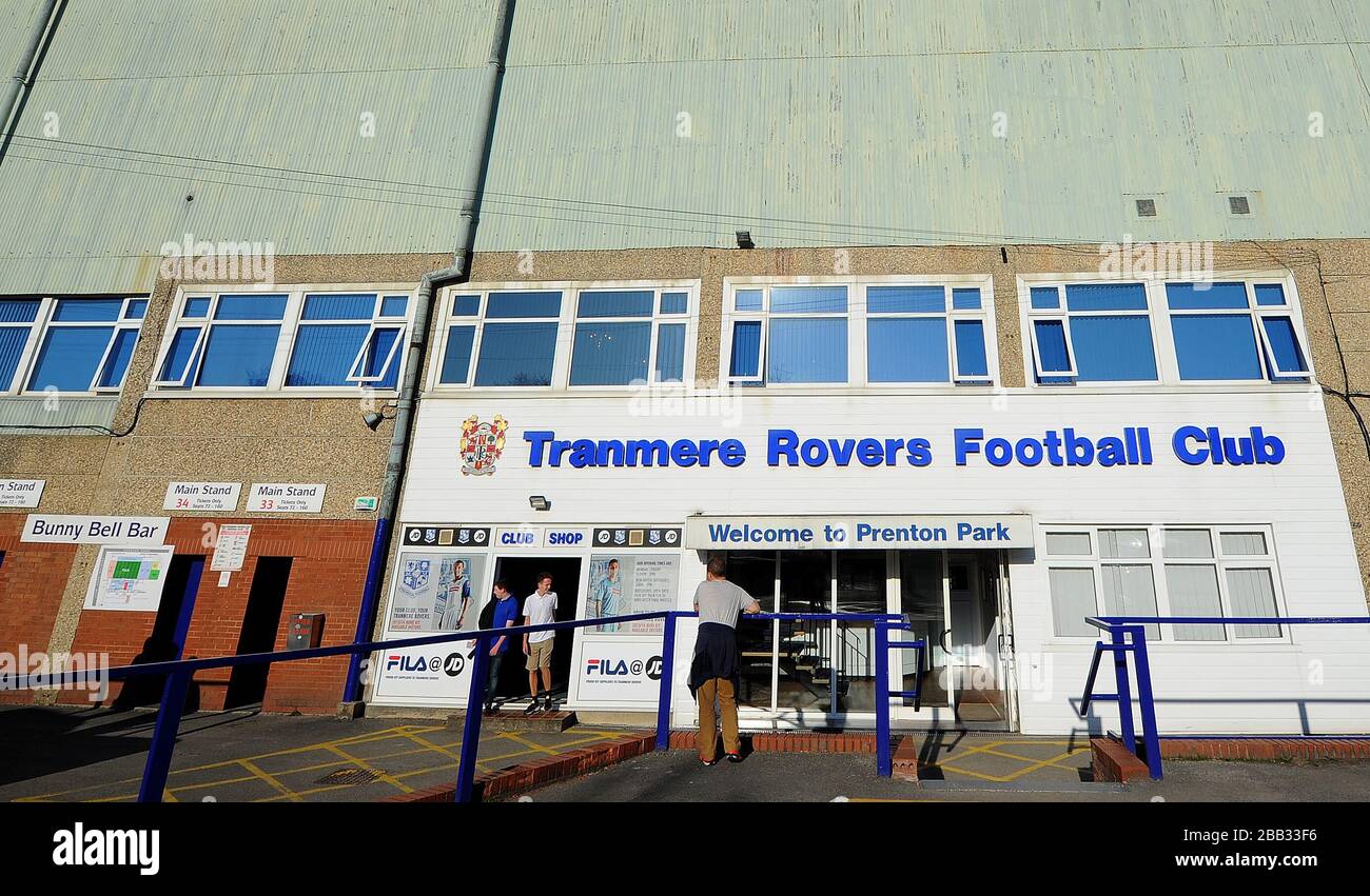 Prenton park stadium hi-res stock photography and images - Alamy