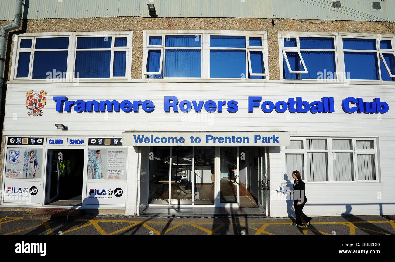 Tranmere rovers stadium view hi-res stock photography and images - Alamy