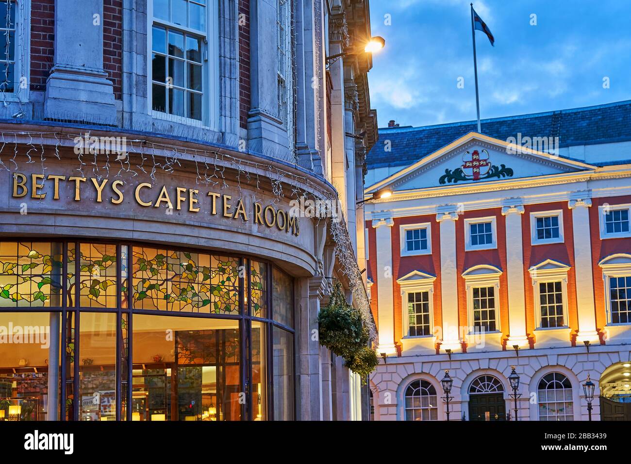 Bettys Tea Room York Mansion House York Yorkshire England Stock Photo ...