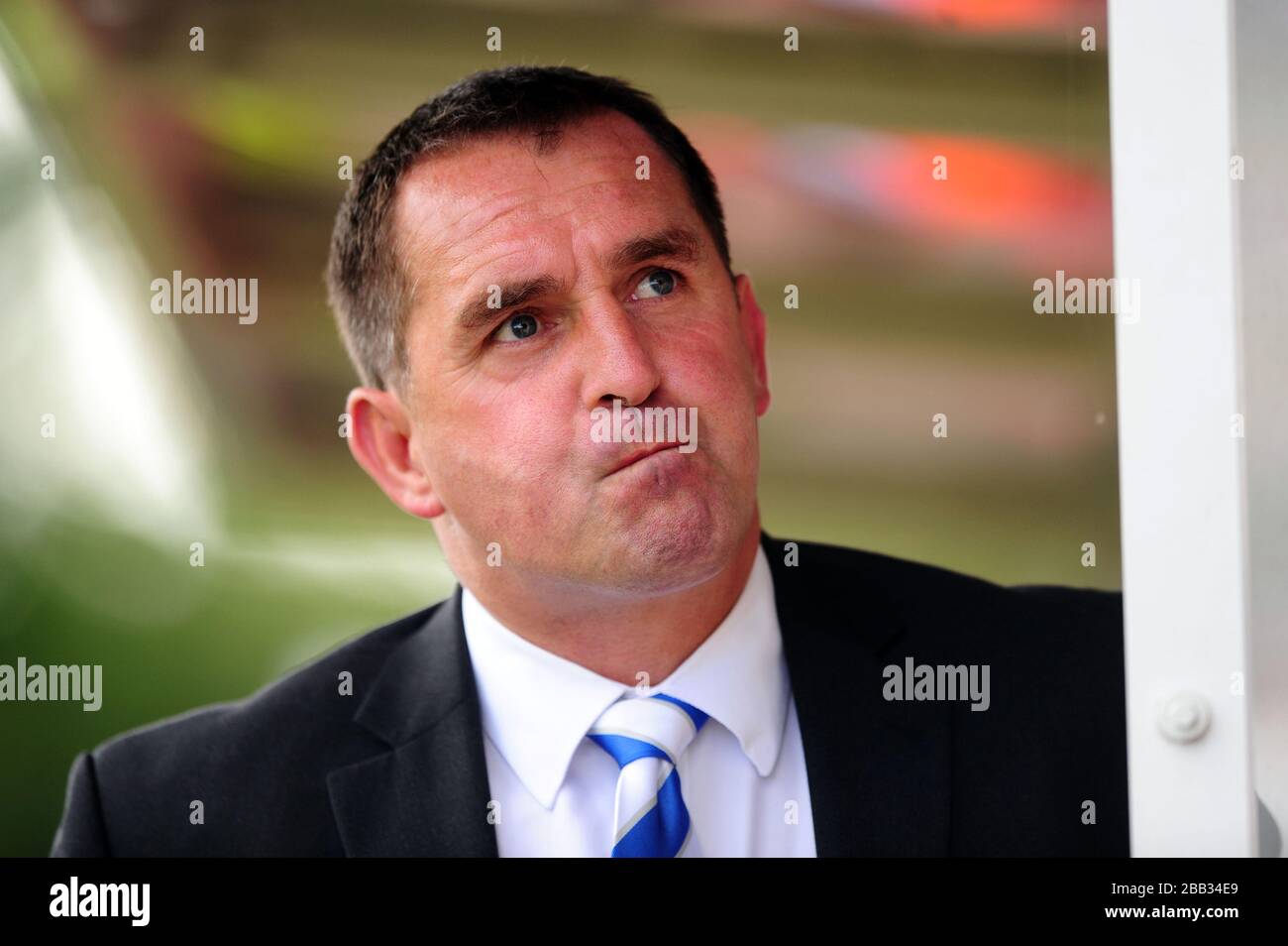 Gillingham's Manager Martin Allen before the game Stock Photo - Alamy