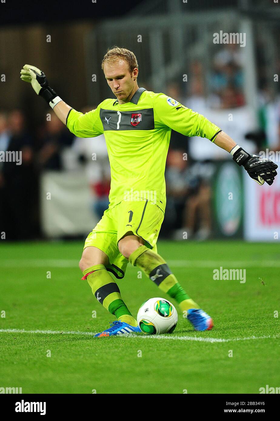 Goalkeeper Robert Almer, Austria Stock Photo - Alamy