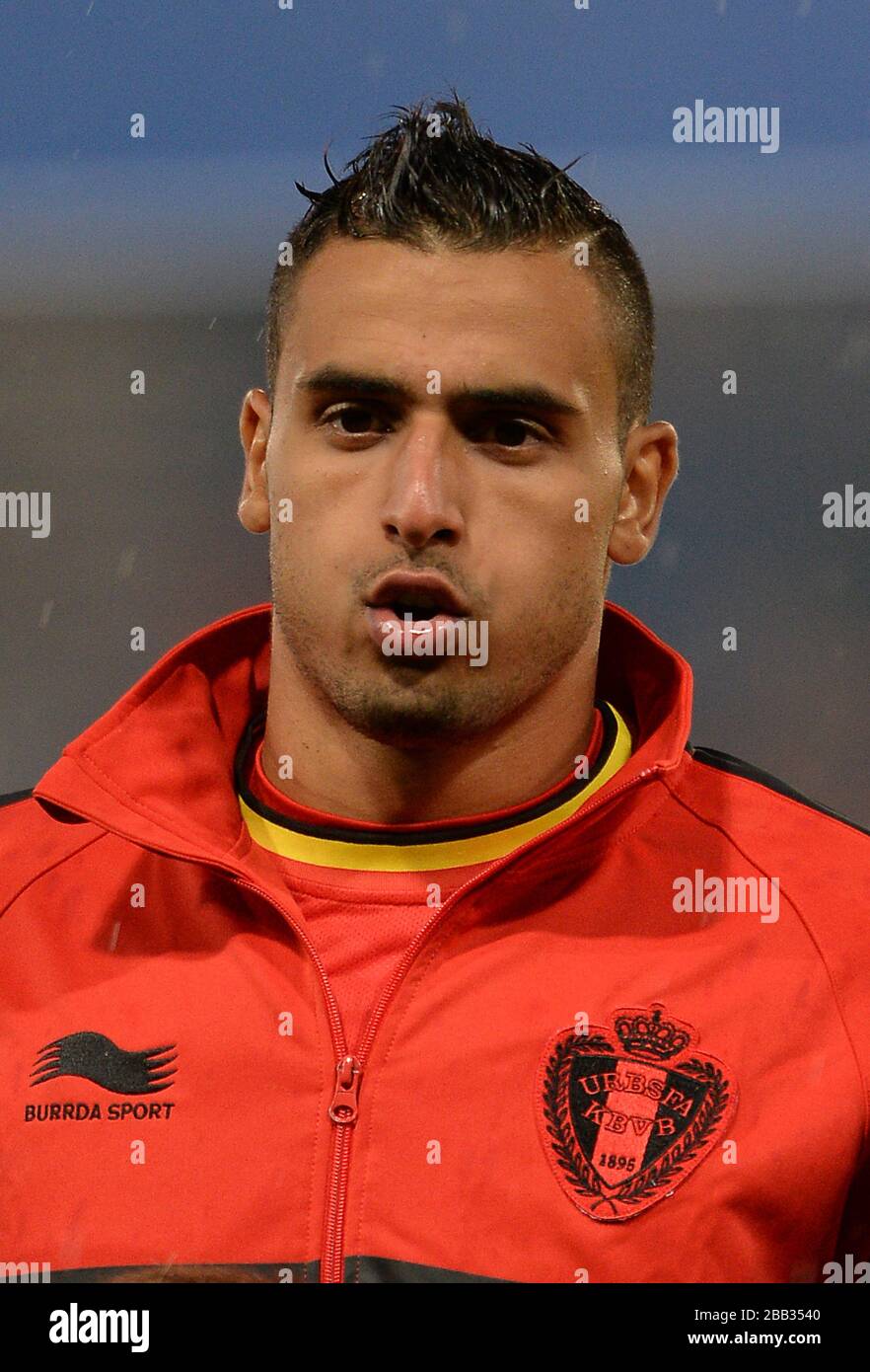 Nacer Chadli, Belgium Stock Photo - Alamy
