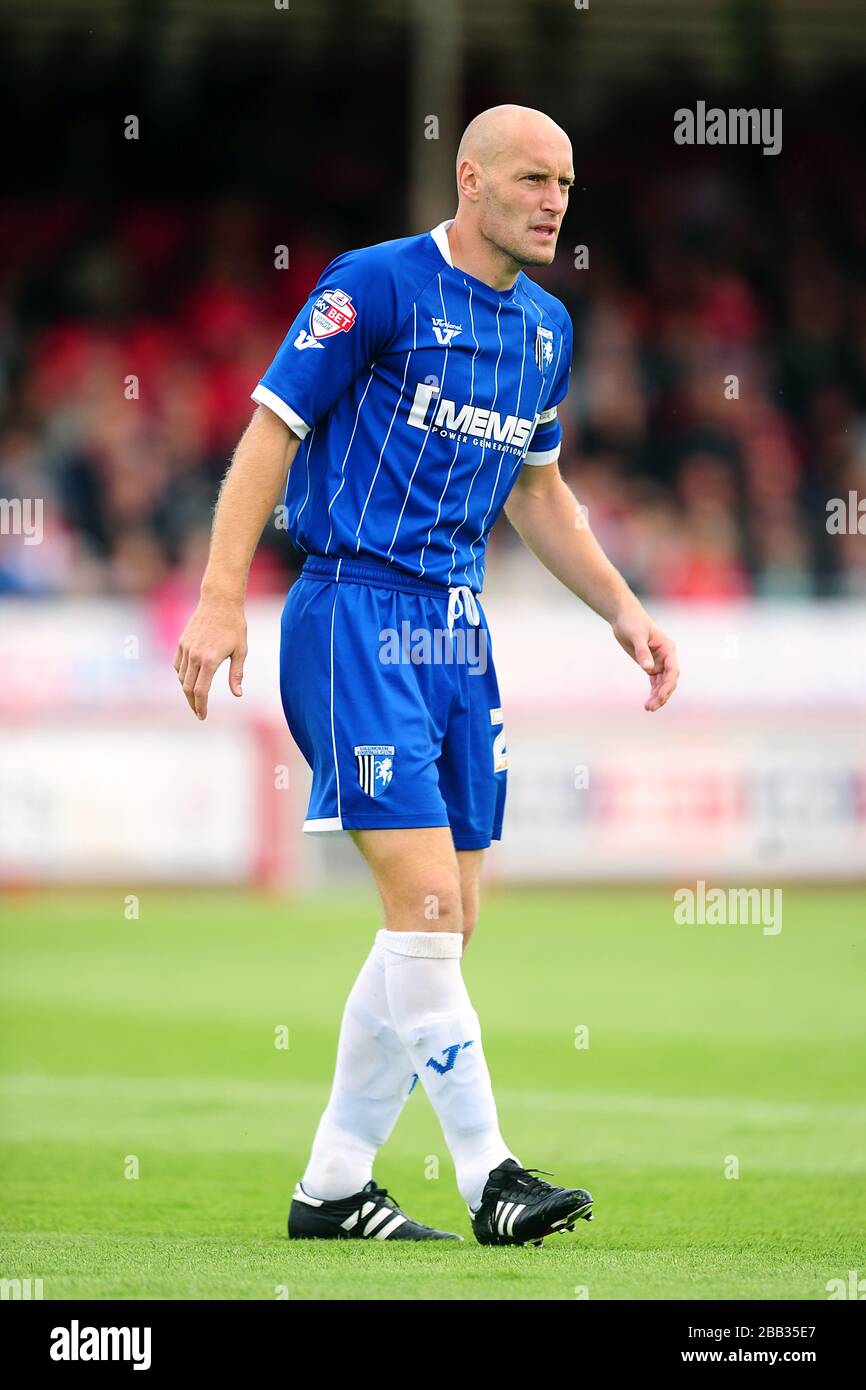 Captain Adam Barrett, Gillingham Stock Photo - Alamy