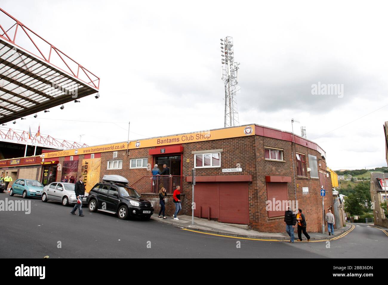 A general view of the outside of the ground Stock Photo - Alamy