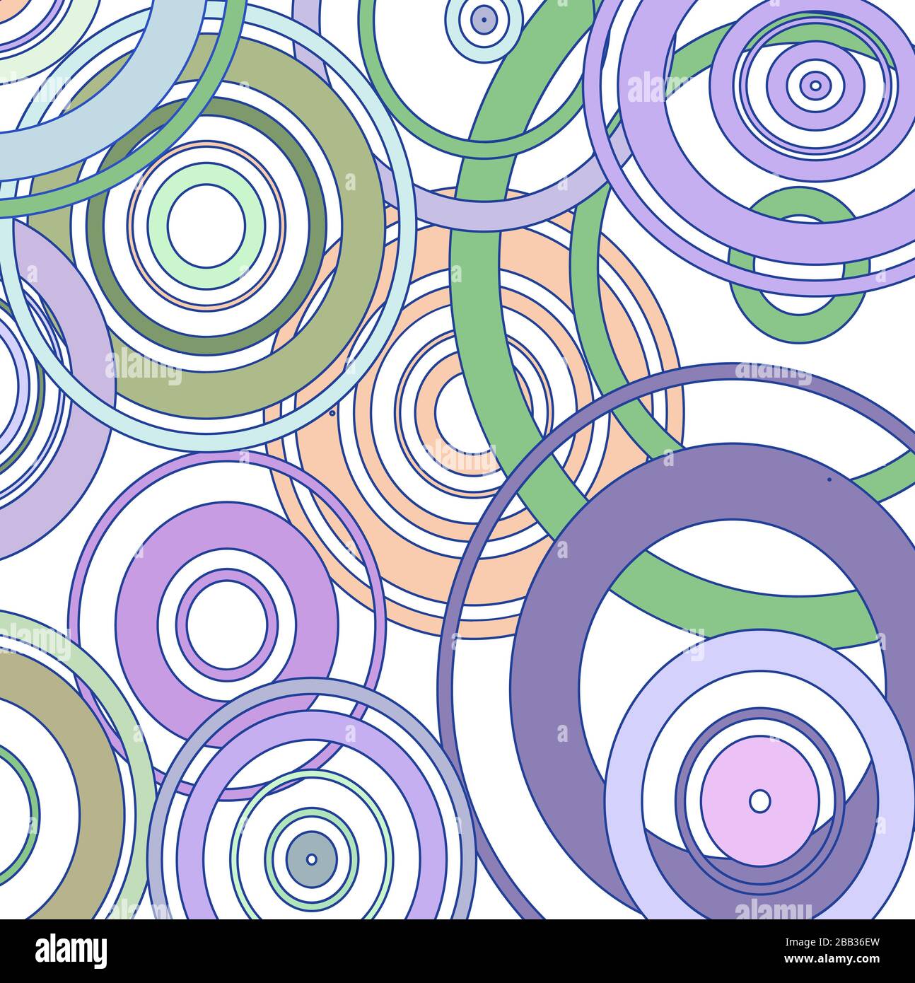 Colorful hoops on white background Stock Vector Image & Art - Alamy