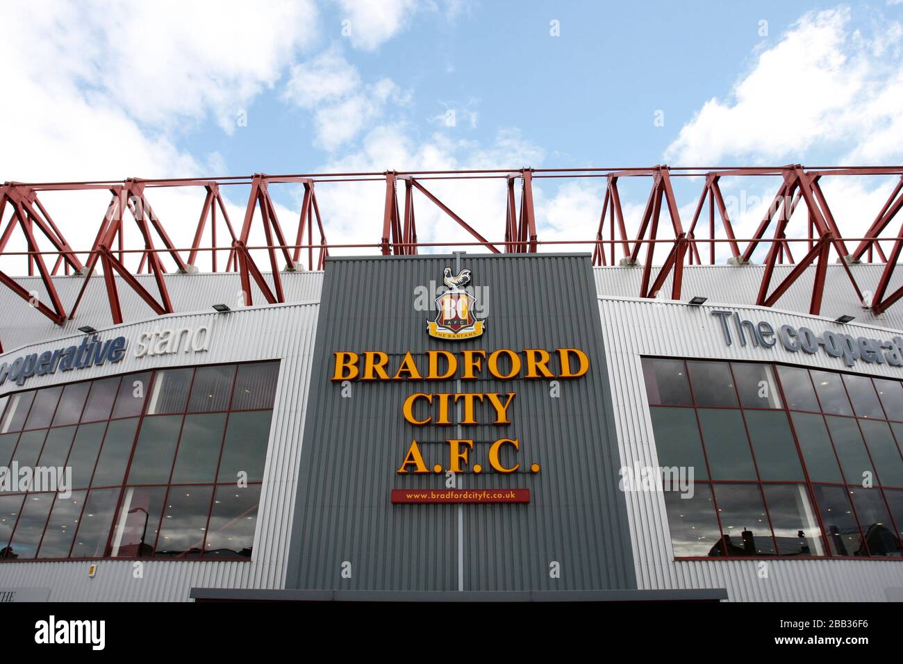 A general view of the outside of the ground Stock Photo - Alamy