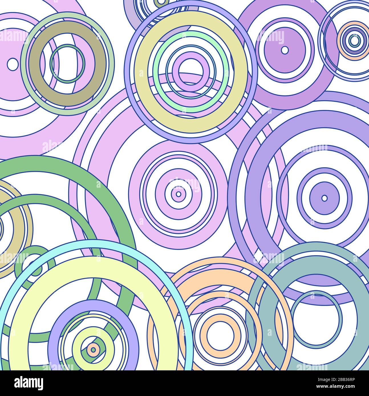 Colorful hoops on white background Stock Vector Image & Art - Alamy