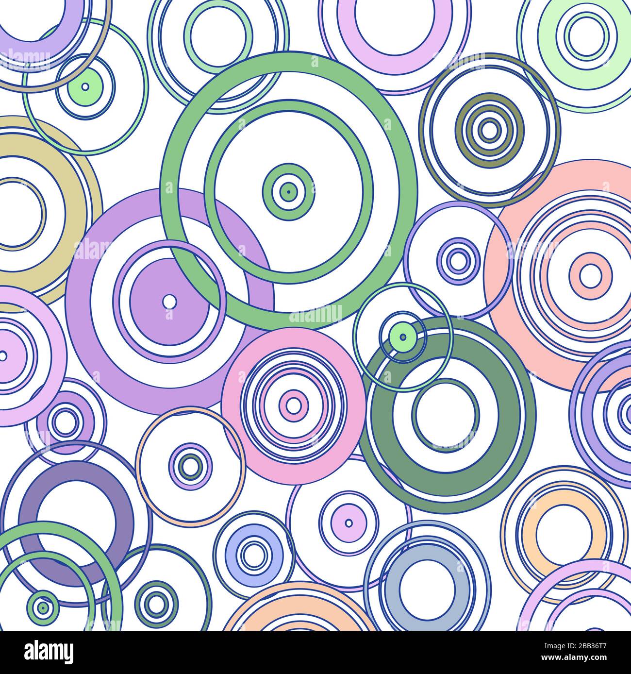 Colorful hoops on white background Stock Vector Image & Art - Alamy