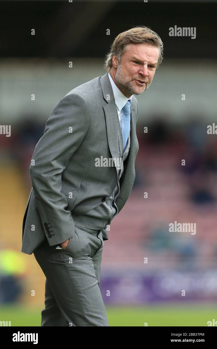 Coventry City manager Steven Pressley Stock Photo - Alamy