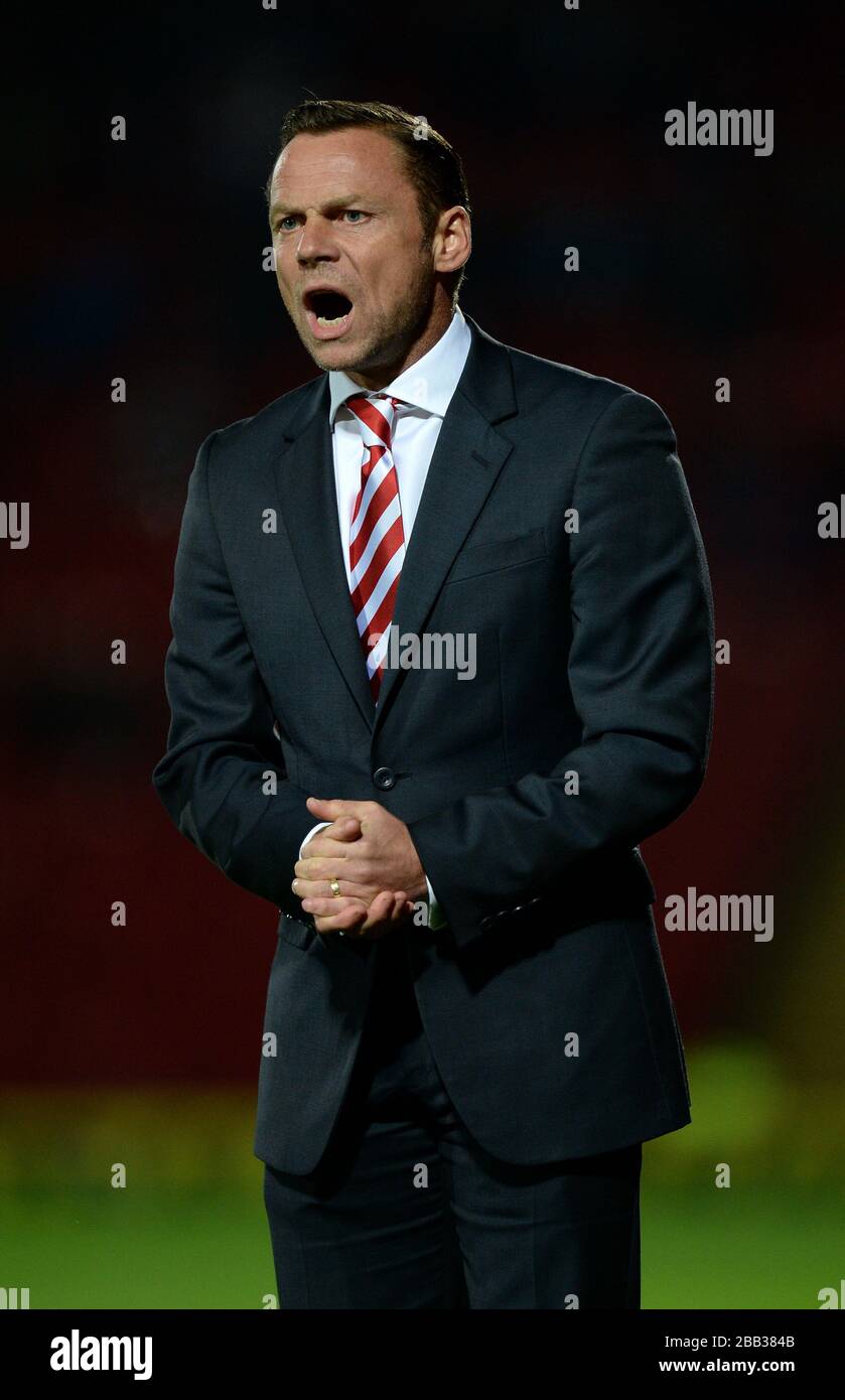 Doncaster Rovers manager Paul Dickov Stock Photo - Alamy
