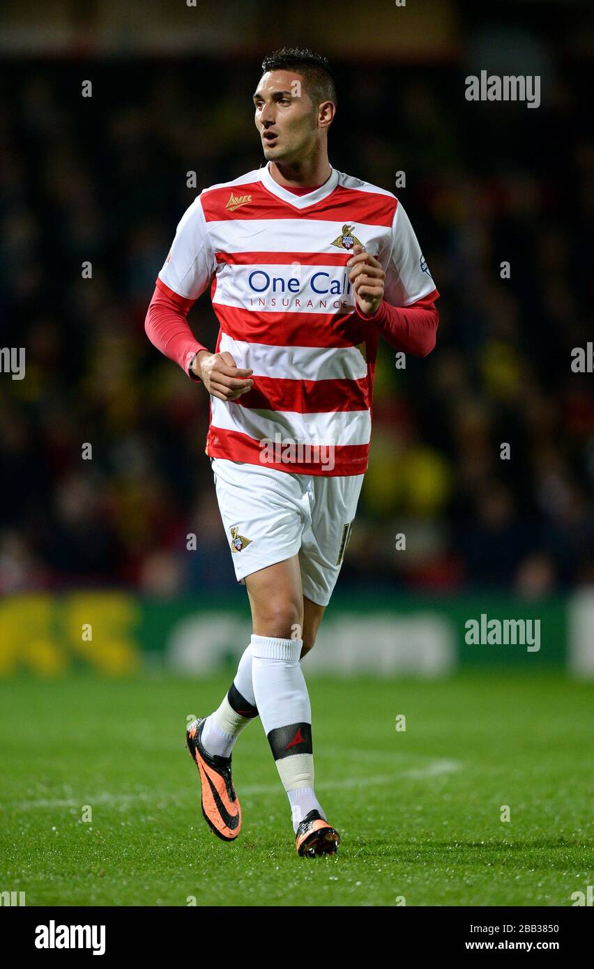 Federico Macheda, Doncaster Rovers Stock Photo - Alamy