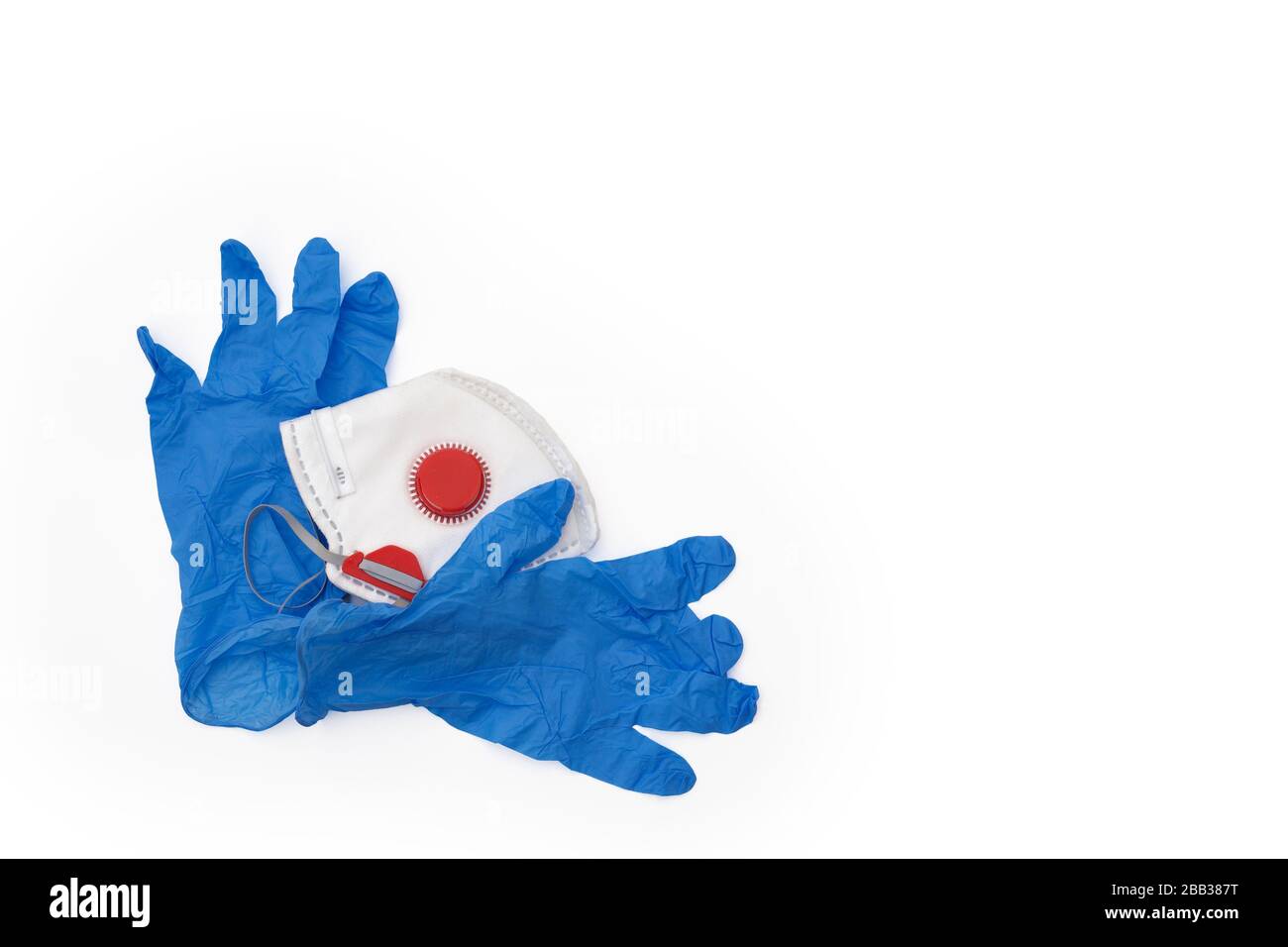 Medical gloves face mask Cut Out Stock Images & Pictures - Alamy